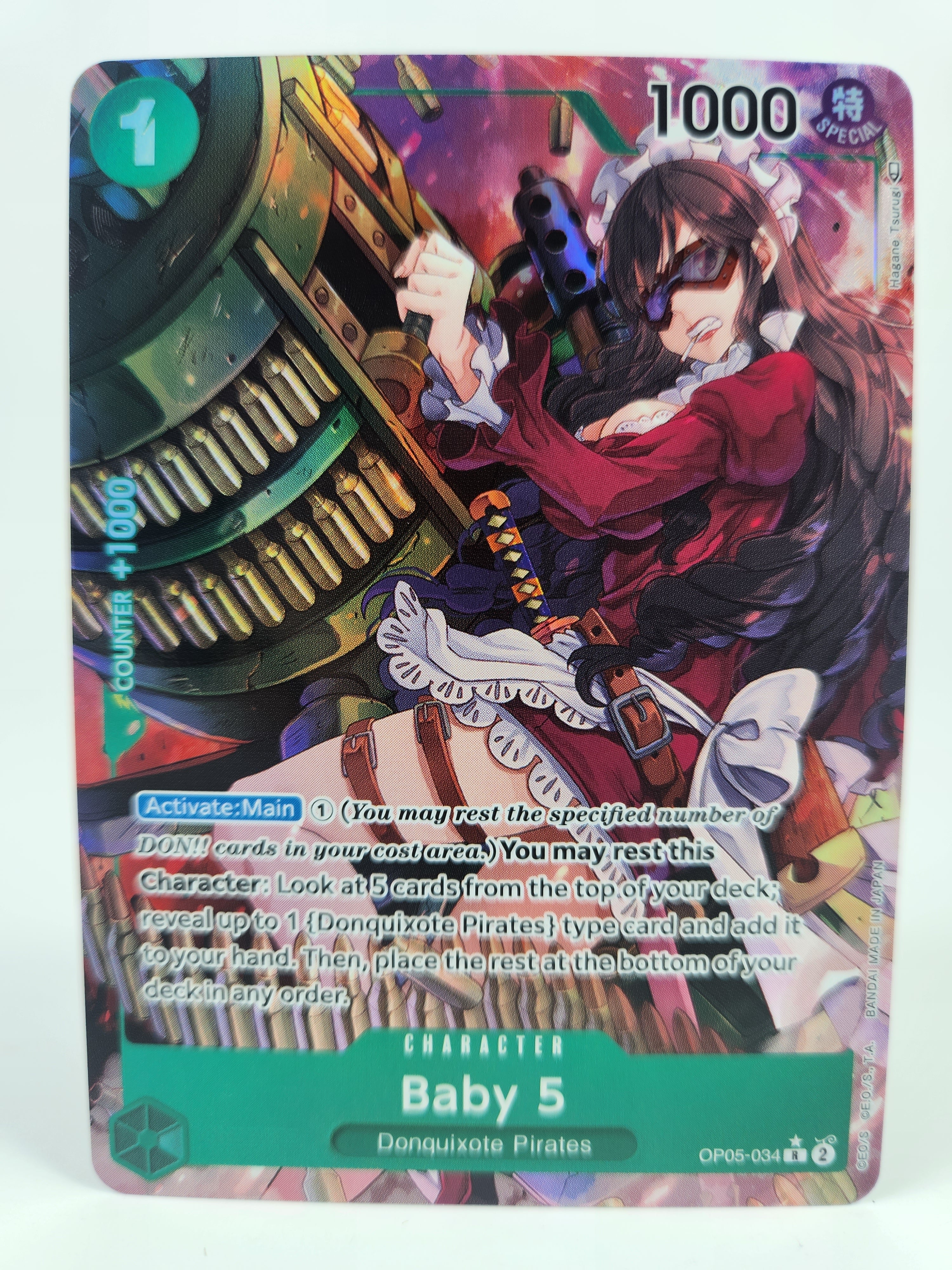 Baby OP05-034 Alternate Art One Piece Trading Card Game TCG Single ...