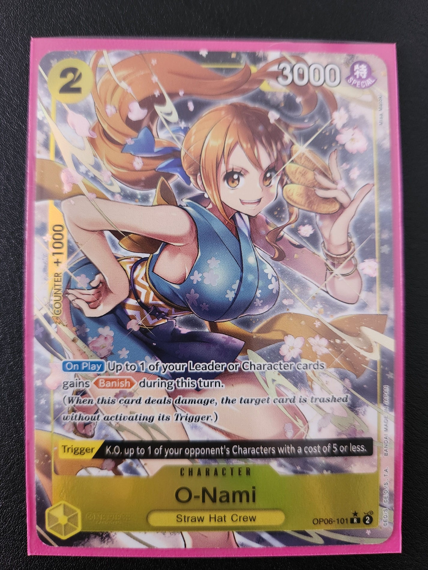 O-Nami – OP06-101 Alternate Art – Wings of the Captain – One Piece TCG – Pop Pursuit Collectibles